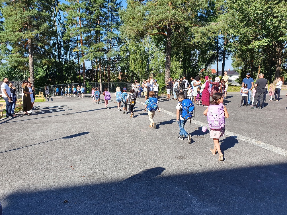 Første dag på 1. trinn